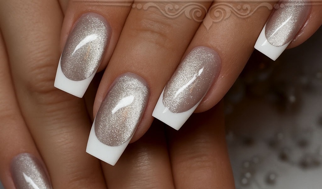 Wunderschone Nageldesign Cat Eye Ebenbild